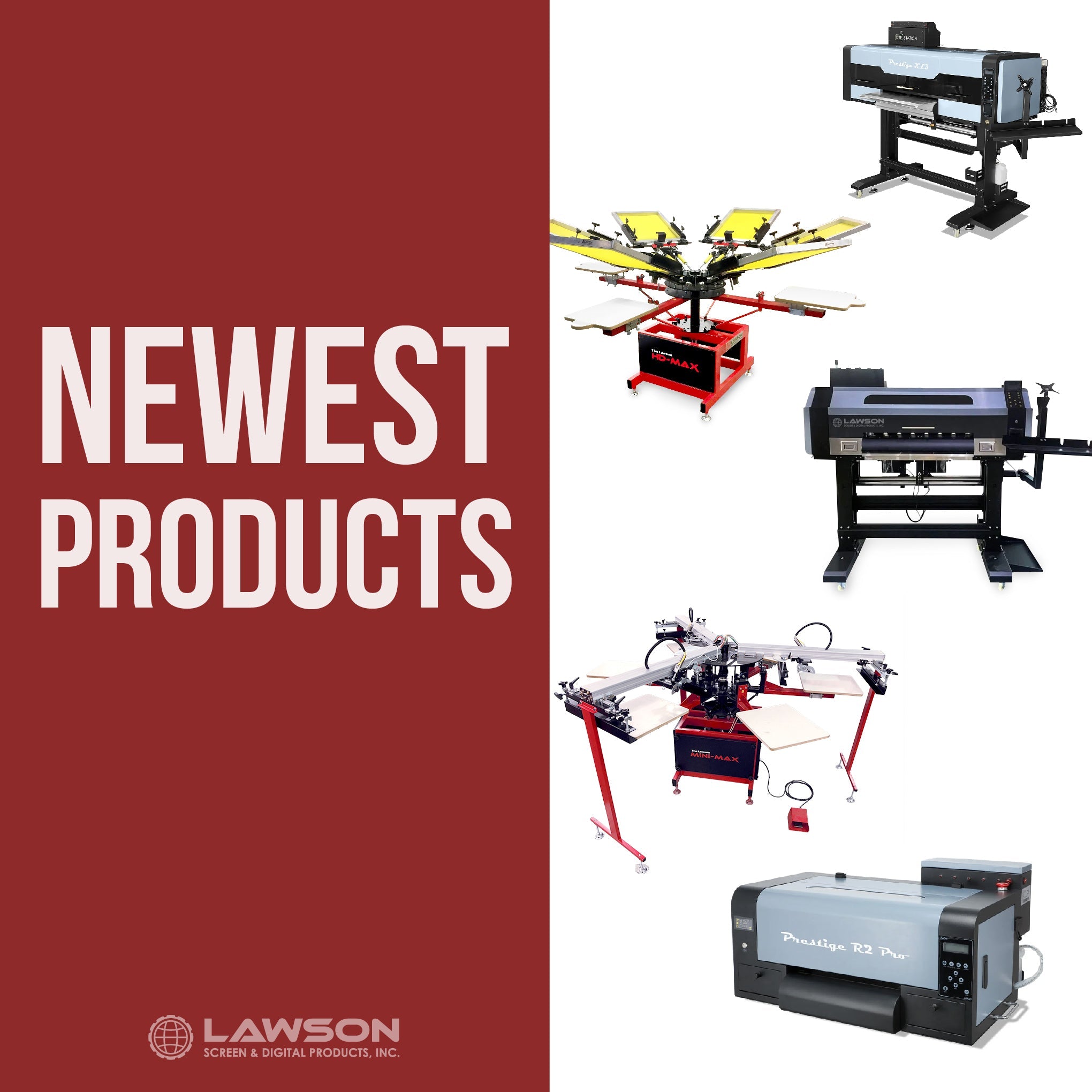 Lawson Screen & Digital Printing - Newest Products
